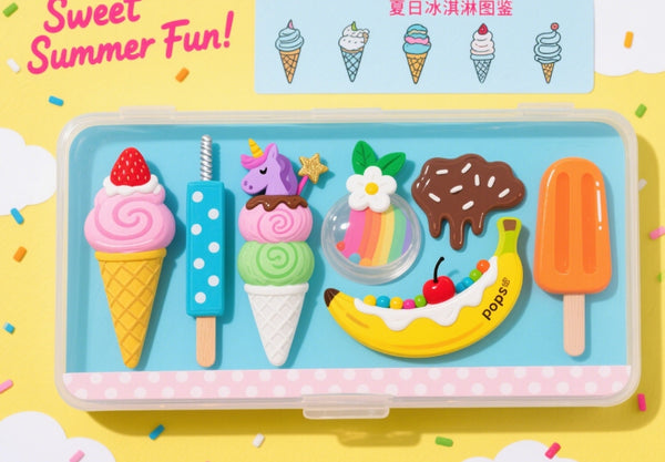Ice Cream Chalk Set – Sweet Summer Fun! – NewFamily – Safe Art, Happy ...